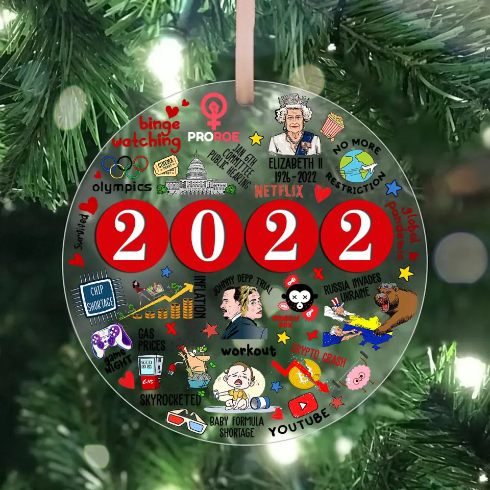 2022 Christmas Ornament, 2022 Ornaments, 2022 Gas Ornament 2022 Commem